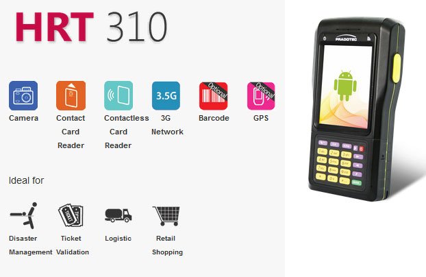 Pradotec HRT Series Android Handheld Terminals | Leading Distributor of ...